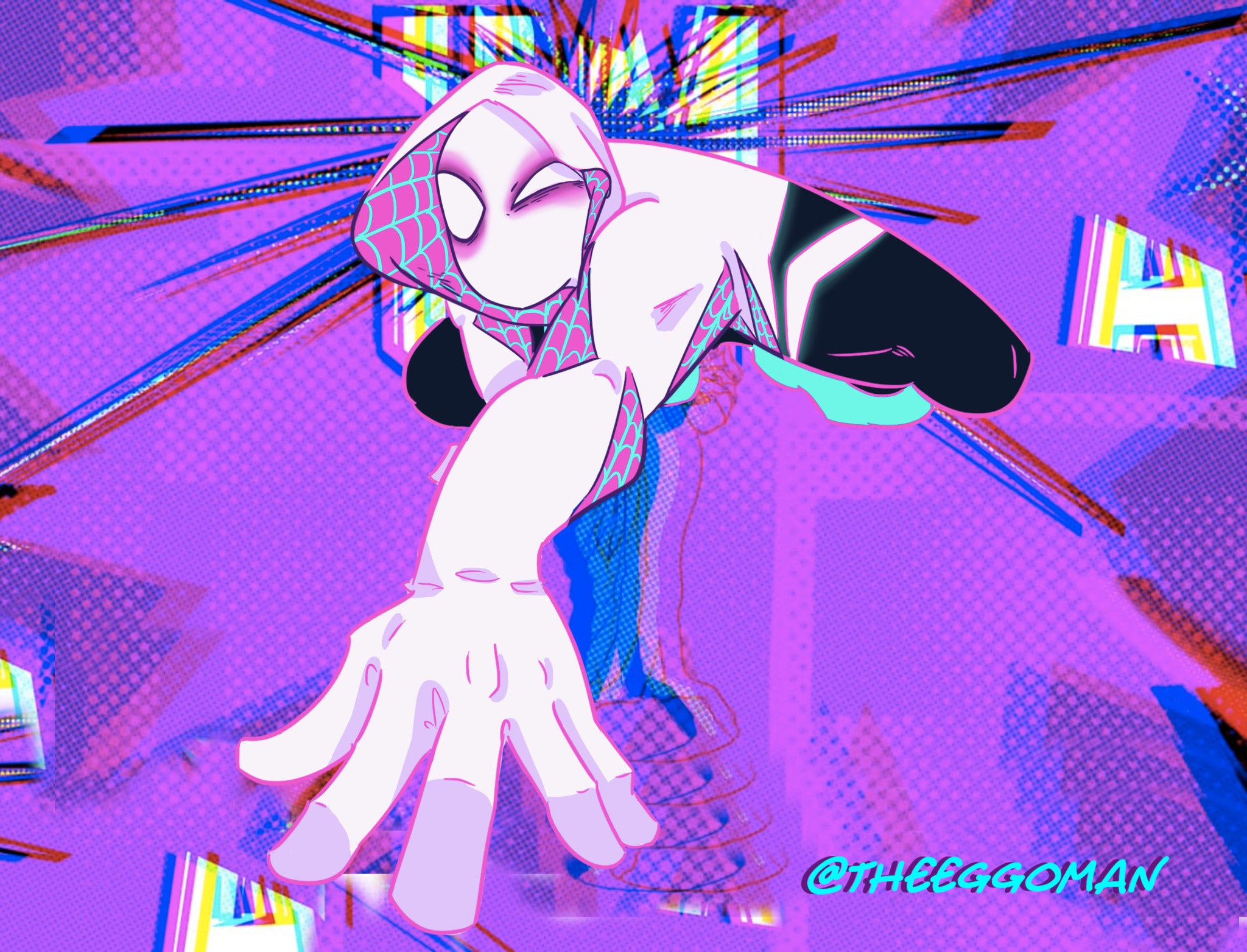 Spider Gwen Print Theeggoman Spider Gwen Print Theeggoman