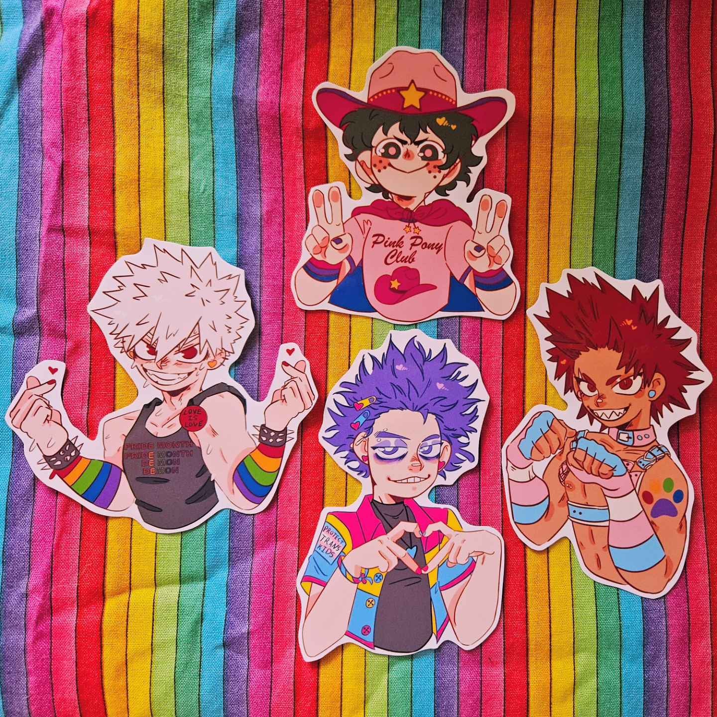 Acrylic Charms Stickers Prints Secret Shop